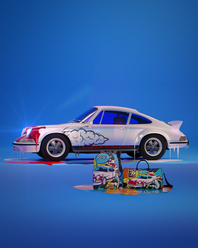 Hit The Road In Exquisite Style With This Exclusive SPRAYGROUND X PORS ...