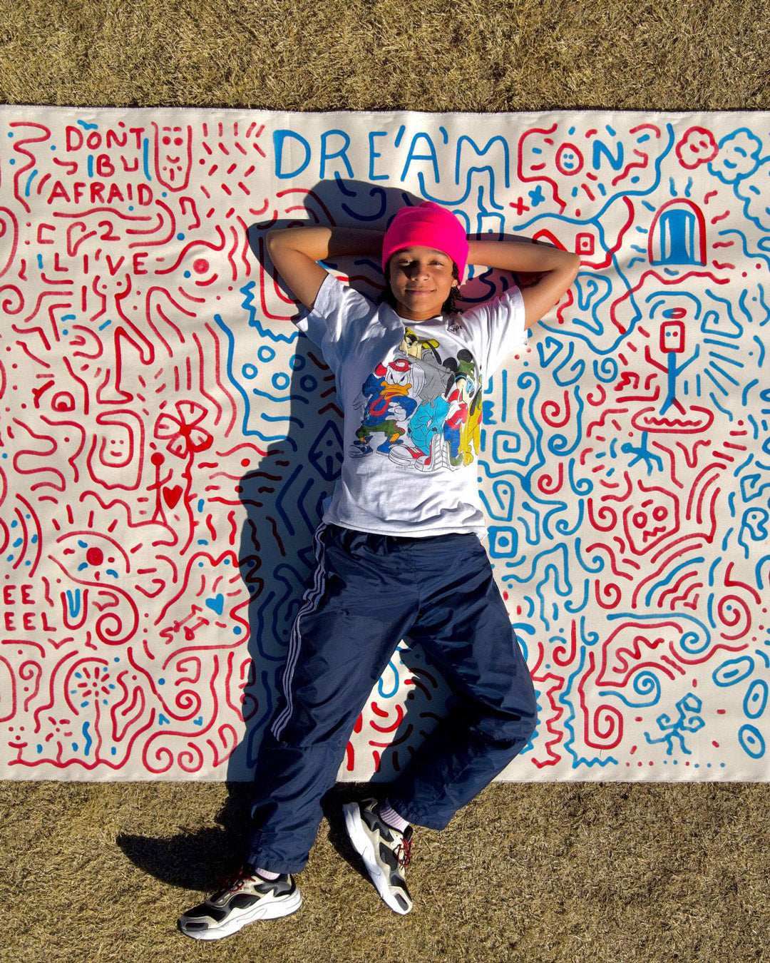 SHEREEN JENKINS CANVAS BACKPACK 1 of 18 CUT FROM LARGE CANVAS ART ...