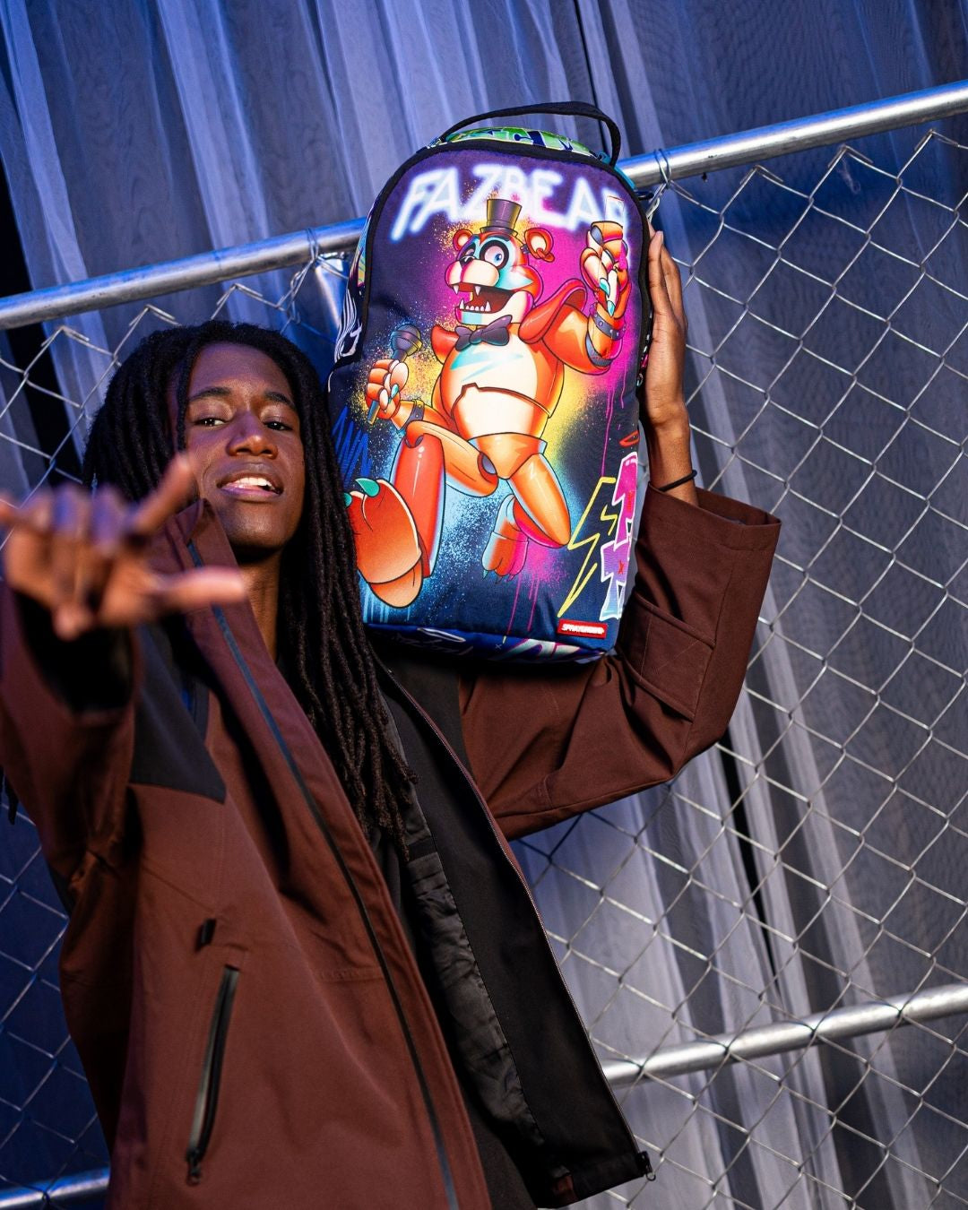 FIVE NIGHTS AT FREDDY'S: GLAMROCK ROCKOUT DLXSR BACKPACK – SPRAYGROUND®