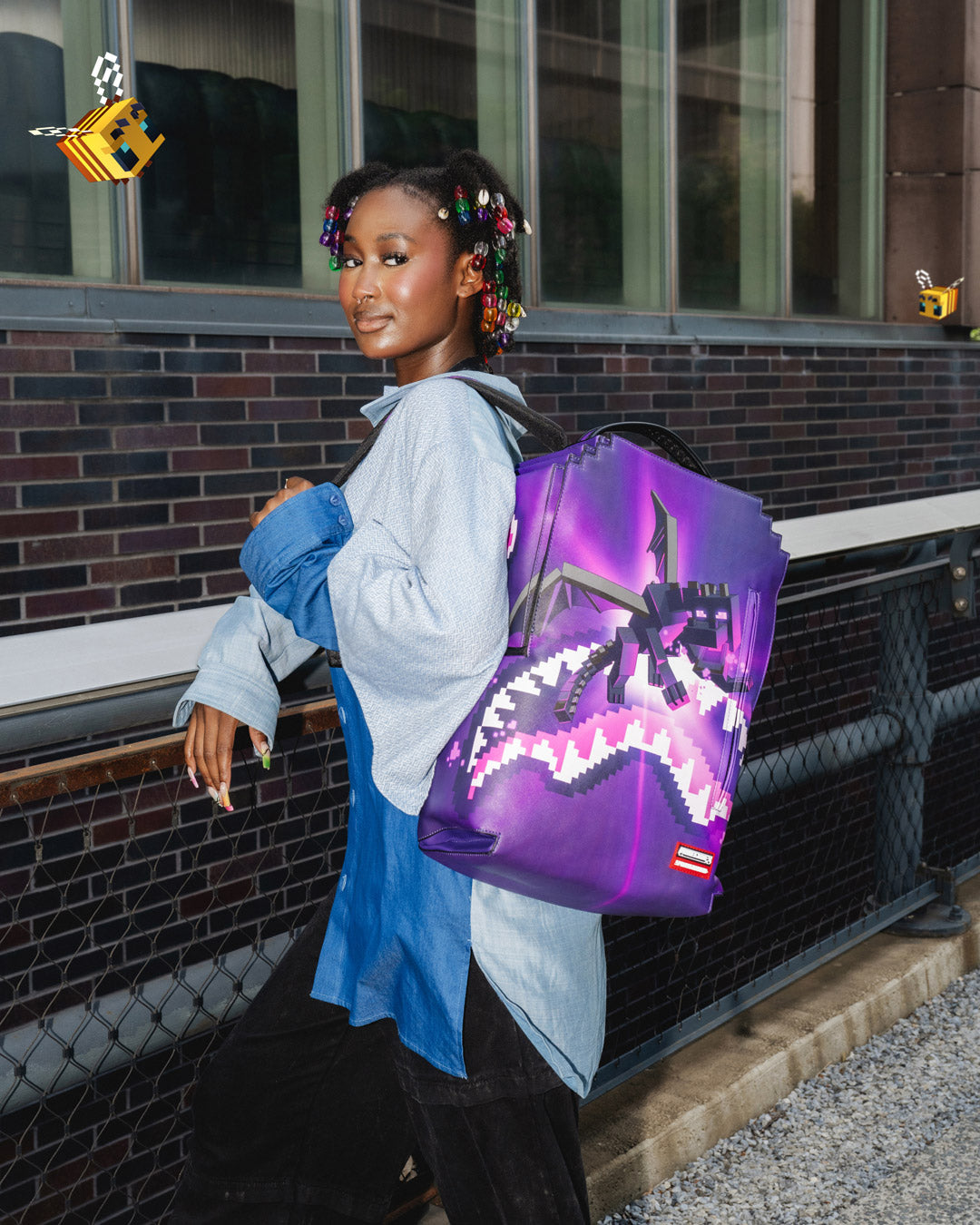 MINECRAFT ENDER DRAGON ATTACK BACKPACK – SPRAYGROUND®