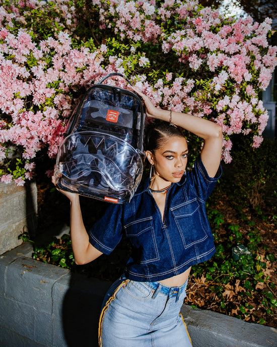 CLEAR AS NIGHT - CLEAR DLX BACKPACK – SPRAYGROUND®