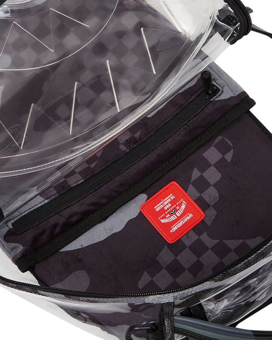CLEAR AS NIGHT - CLEAR DLX BACKPACK – SPRAYGROUND®
