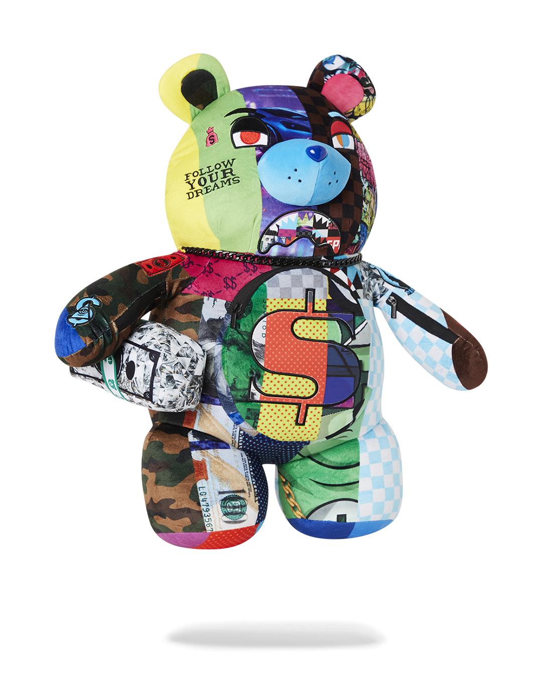 SHARK MASTERPIECES MONEYBEAR TEDDYBEAR BACKPACK – SPRAYGROUND®