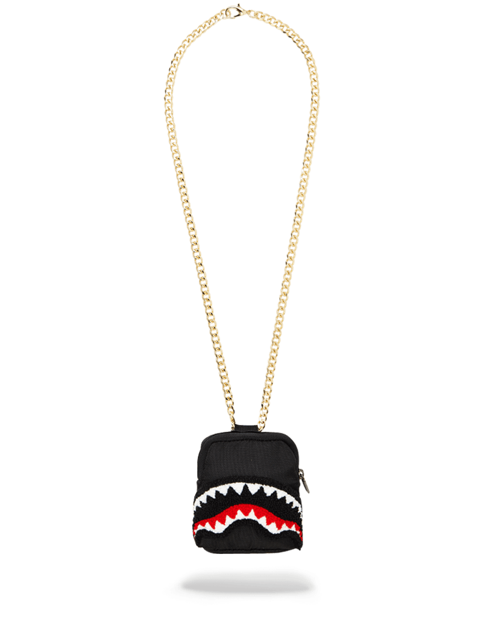 BLACK CHENILLE SHARK BACKPACK CHAIN – SPRAYGROUND®