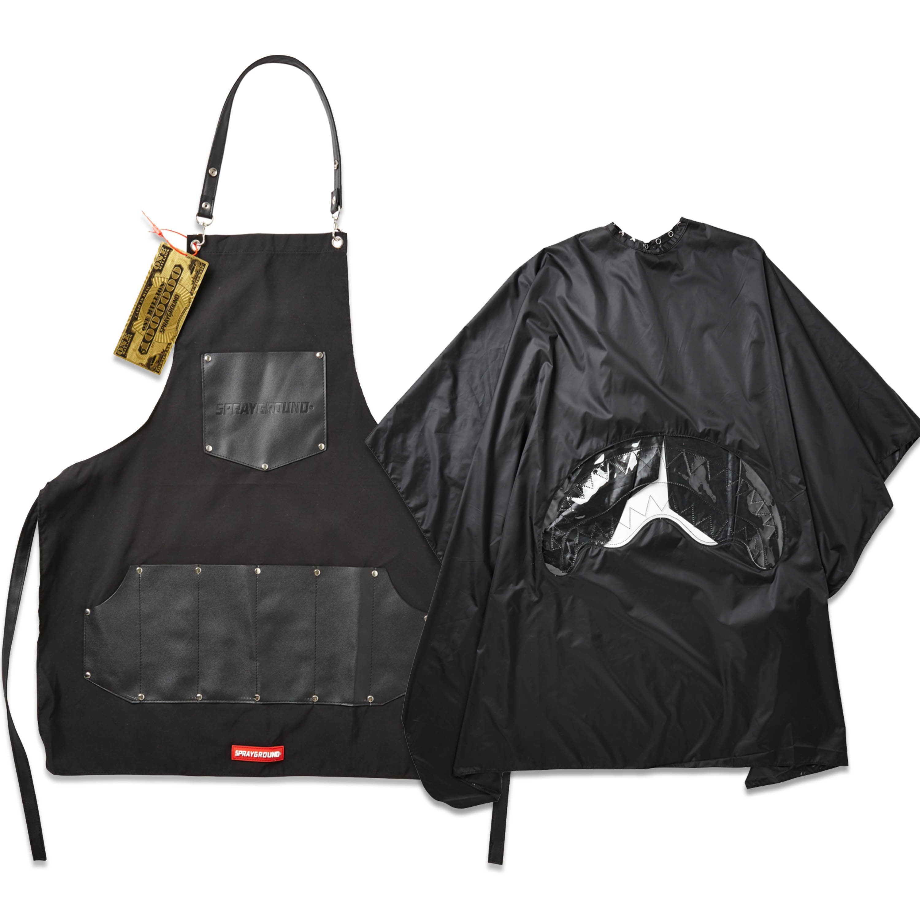 BARBER APRON CAPE SET – SPRAYGROUND®