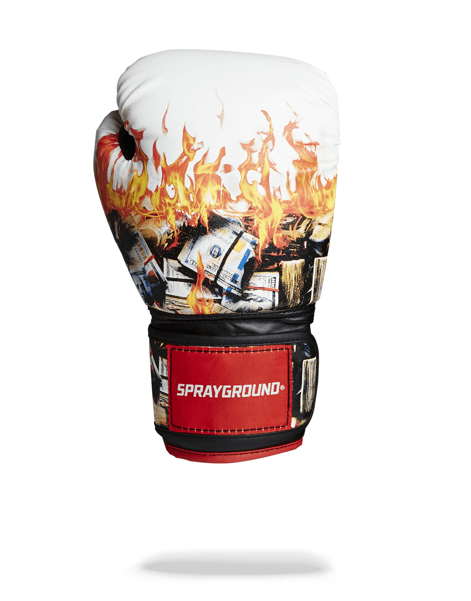 WHITE FIRE MONEY BOXING GLOVES – SPRAYGROUND®