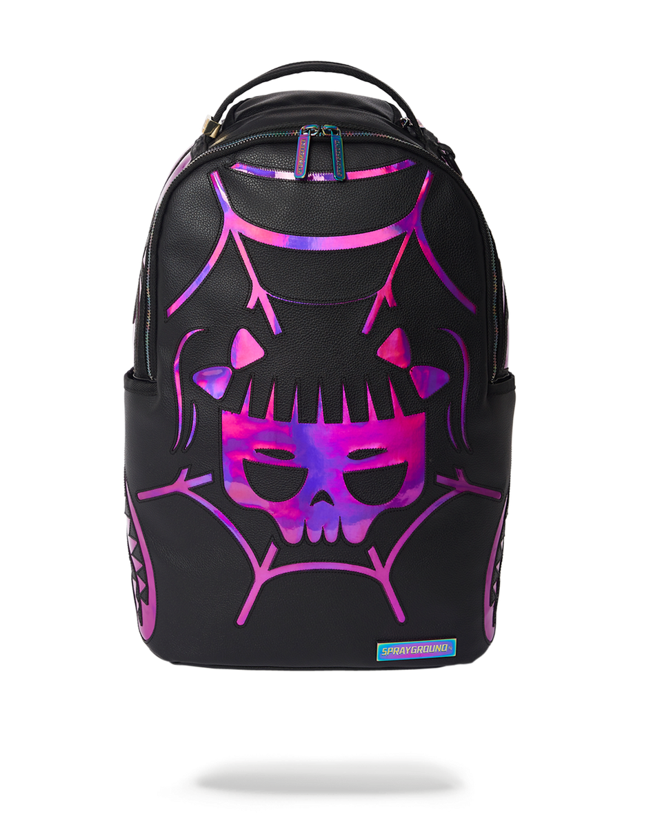 CAZZU IRIDESCENT CUT & SEW SPIDER SKULL SHARK BACKPACK (DLXV ...