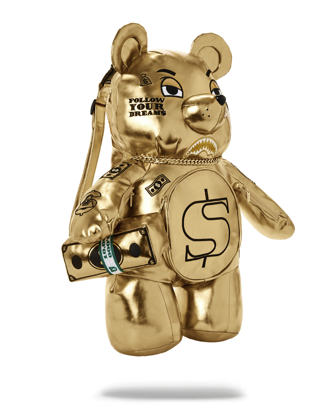 GOLD RUSH MONEYBEAR TEDDYBEAR BACKPACK – SPRAYGROUND®