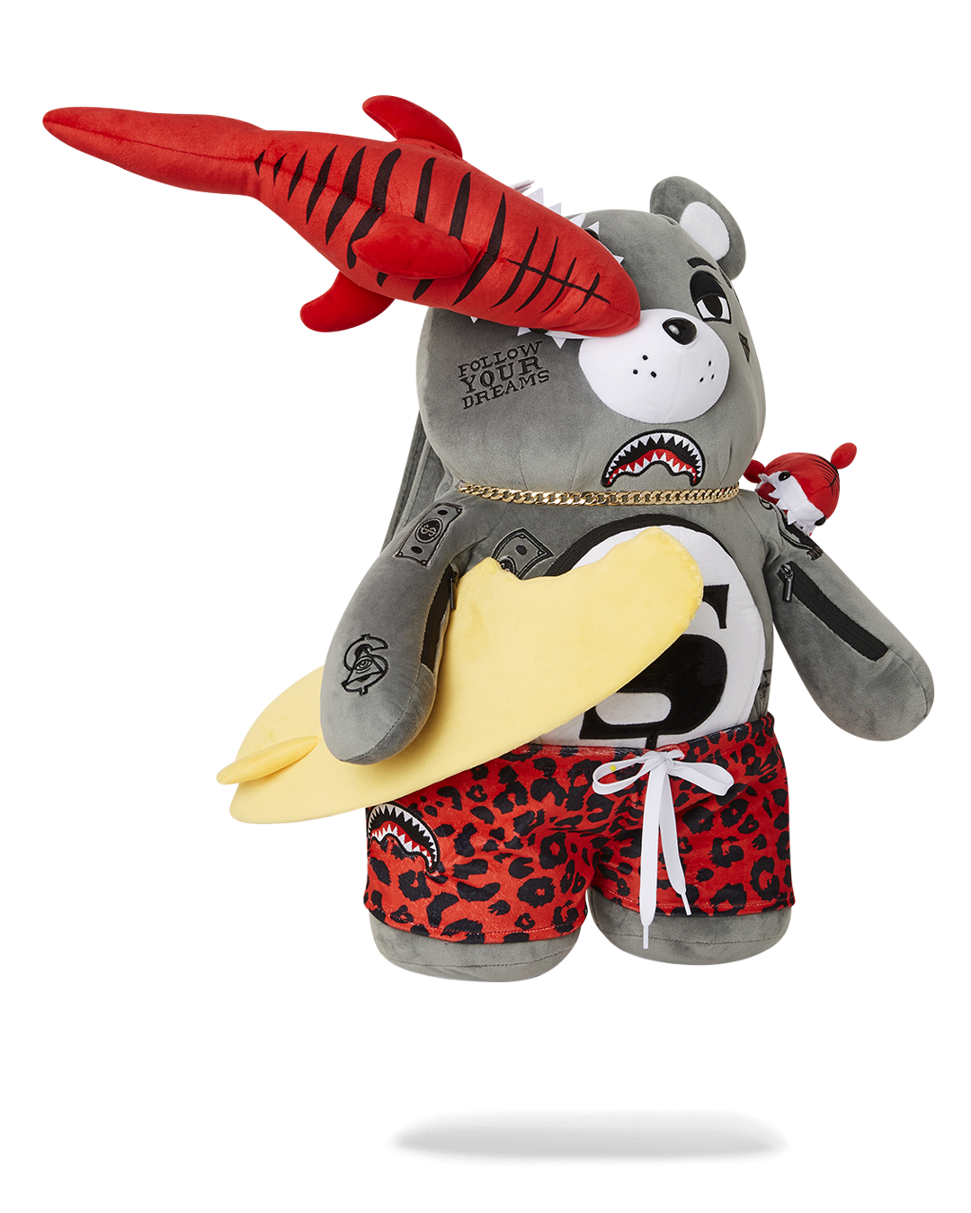 SHARK FRIENDS MONEYBEAR TEDDYBEAR BACKPACK – SPRAYGROUND®