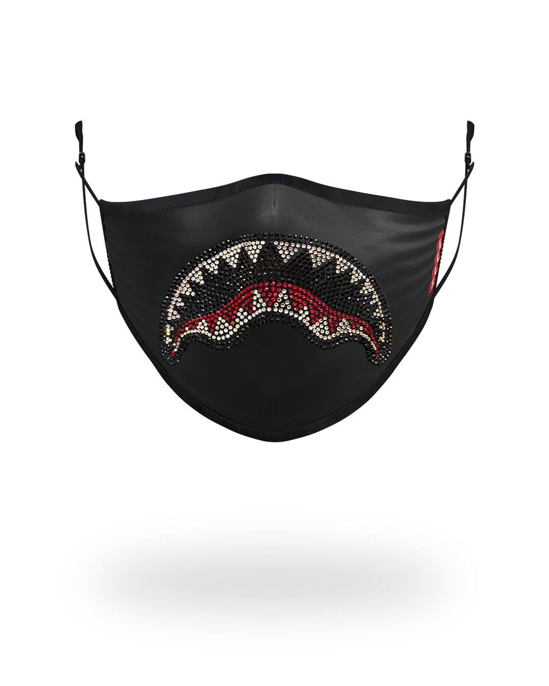 ADULT TRINITY SHARK FORM FITTING FACE MASK – SPRAYGROUND®
